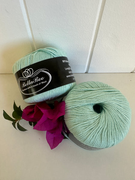 KK BellaBoo Bamboo Yarn - Mint (13) – Knot Knitting