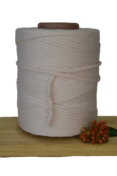 1kg 5mm 100% Pure Deluxe Macrame Cotton 1ply String - Peach Dust – Knot ...
